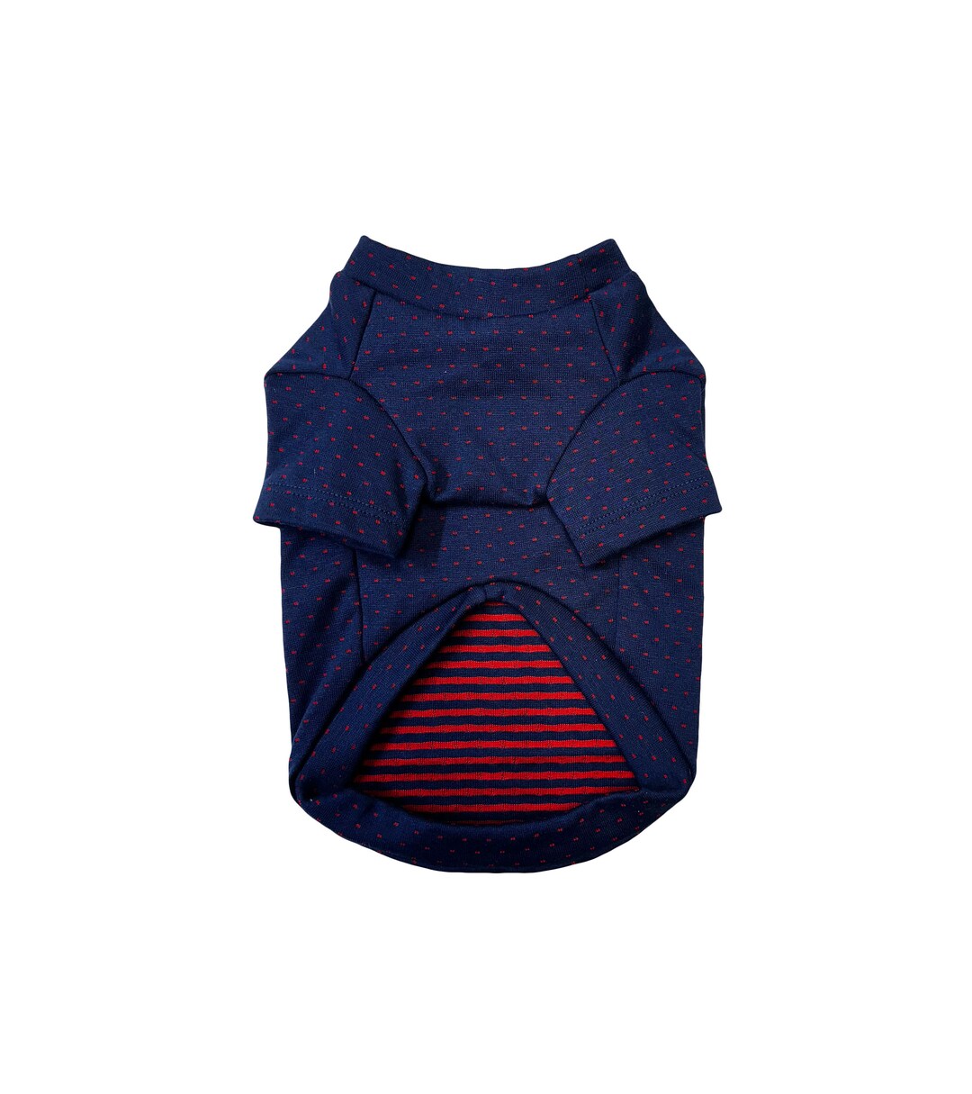 Navy Dog Top, Double Knit, Dog Clothing, Dog Fashion, Dog Apparel, Dog ...