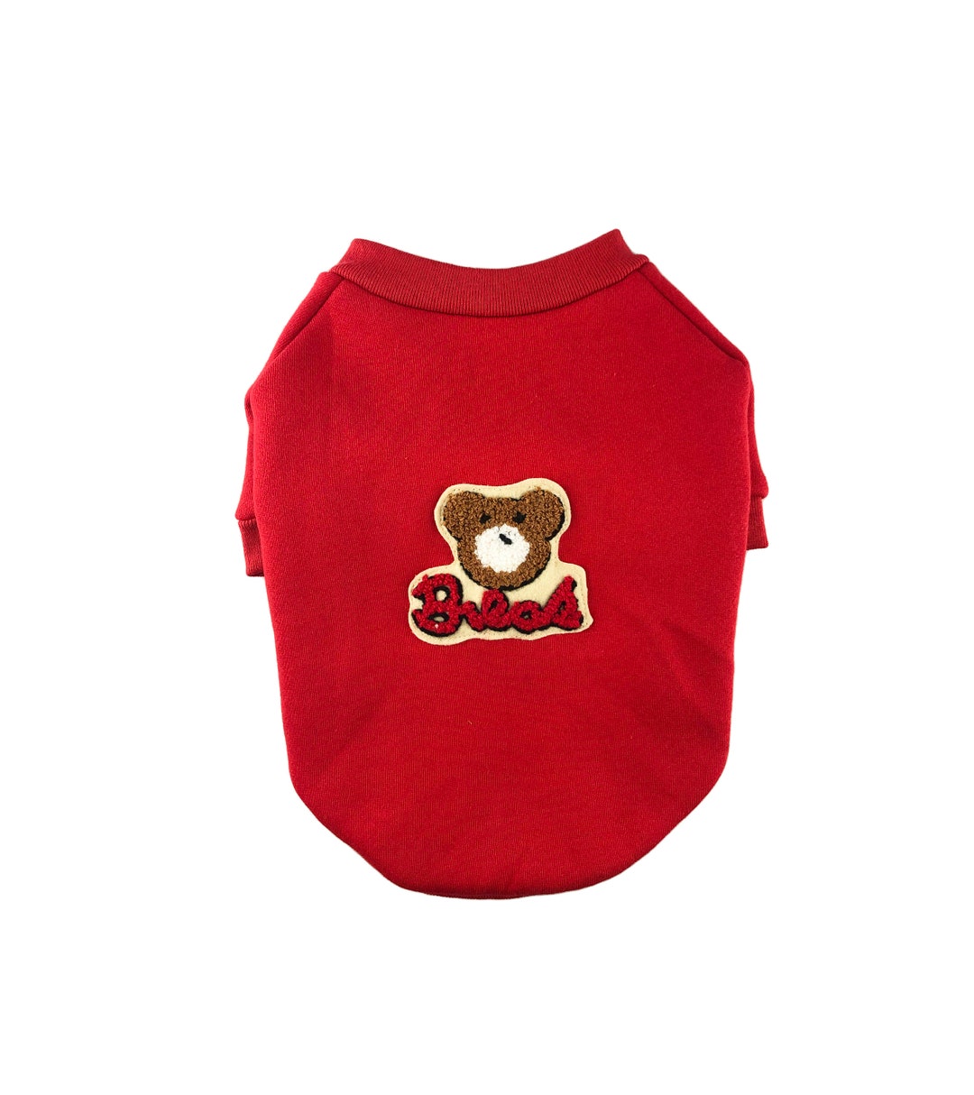 Red Dog Sweatshirt, Dog Top, Dog Clothing, Dog Apparel, Dog Fashion ...