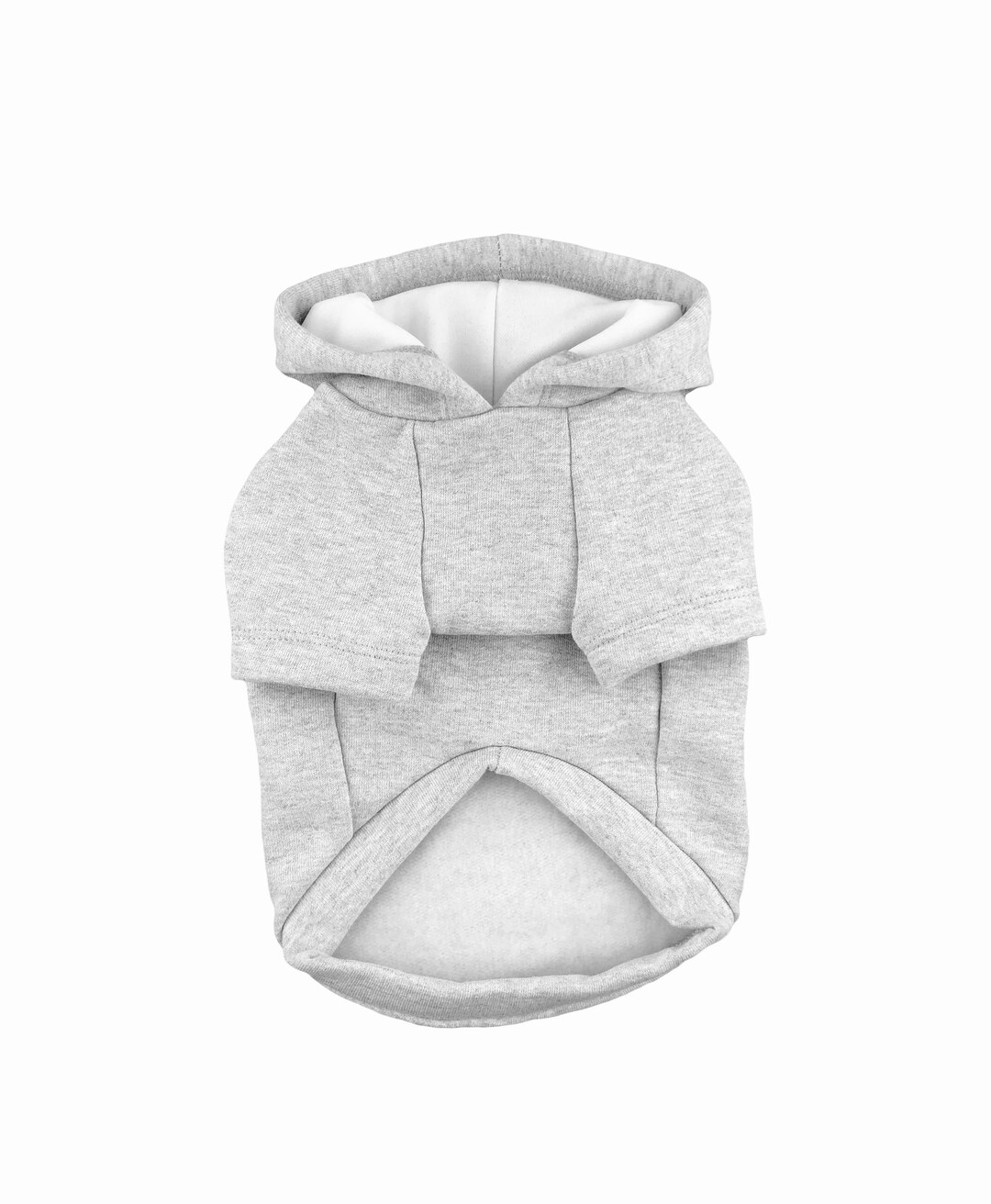 Light Gray Hooded Sweatshirt Cotton/poly Sweatshirt Fleece - Etsy