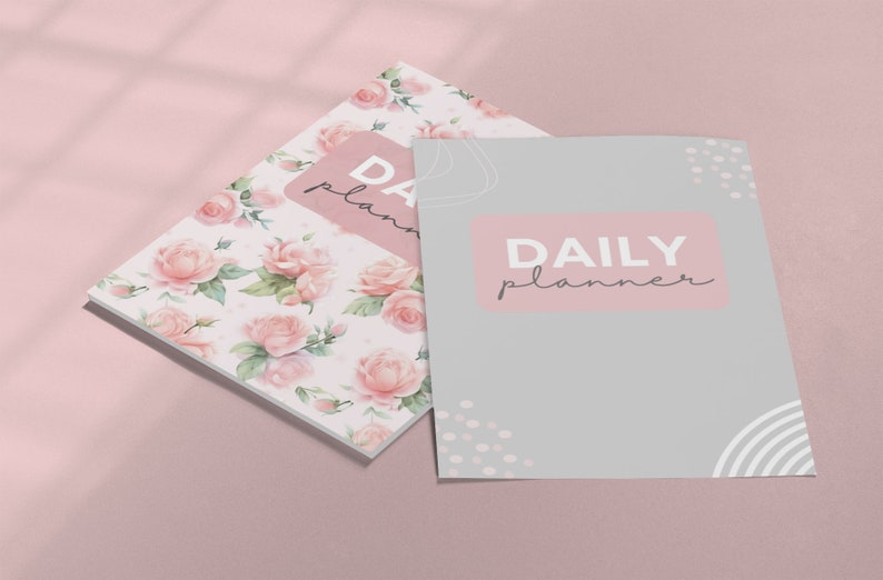 Daily Planner Bundle, Daily Plan Journal, Daily Plan Tracker ...