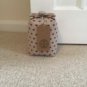 Red Heart Door Stop (filled) - Etsy UK