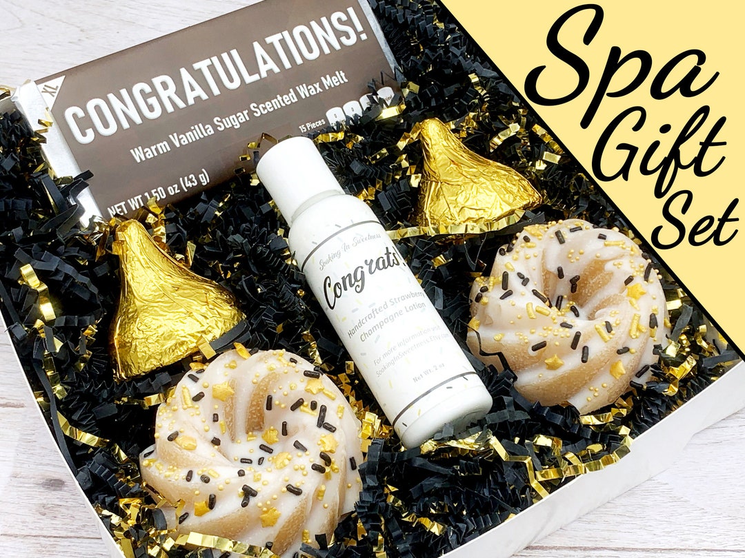 Congratulations Spa Gift Box, Personalized High School Graduate Gift ...