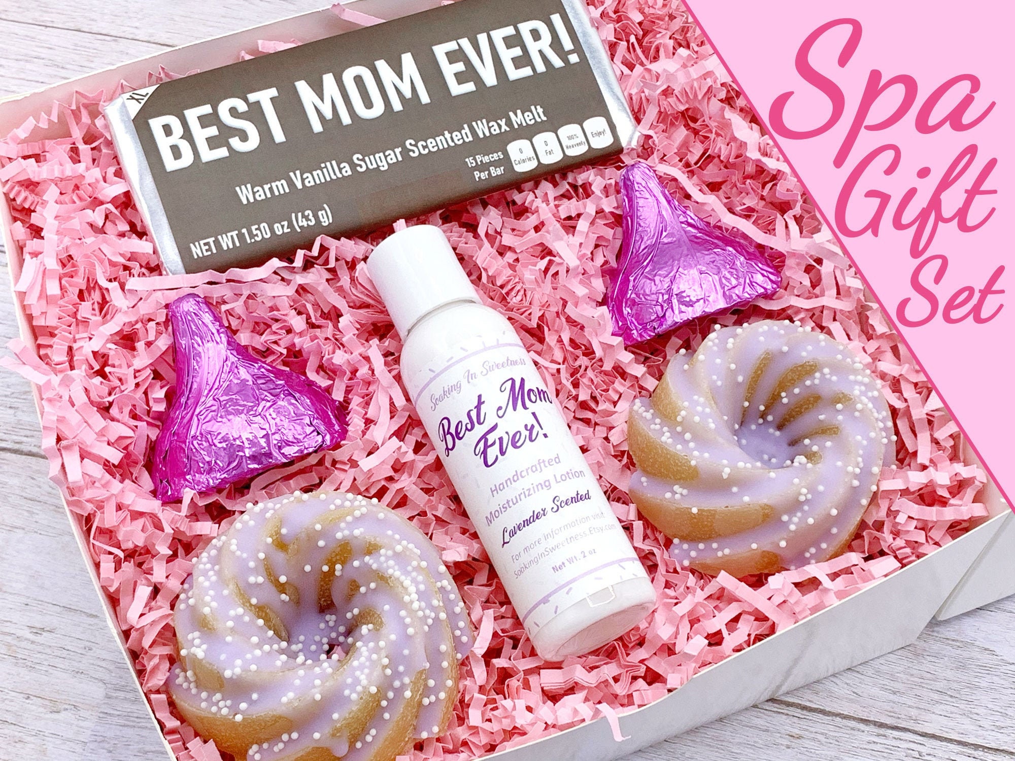 Mothers Day Spa Gift Set Lavender Personalized Relaxation - Etsy 日本