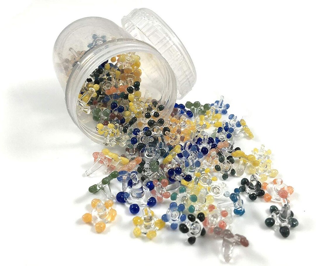 200 Pieces Daisy Glass Pipe Screens Reusable & Heat Resistant - 6mm to ...