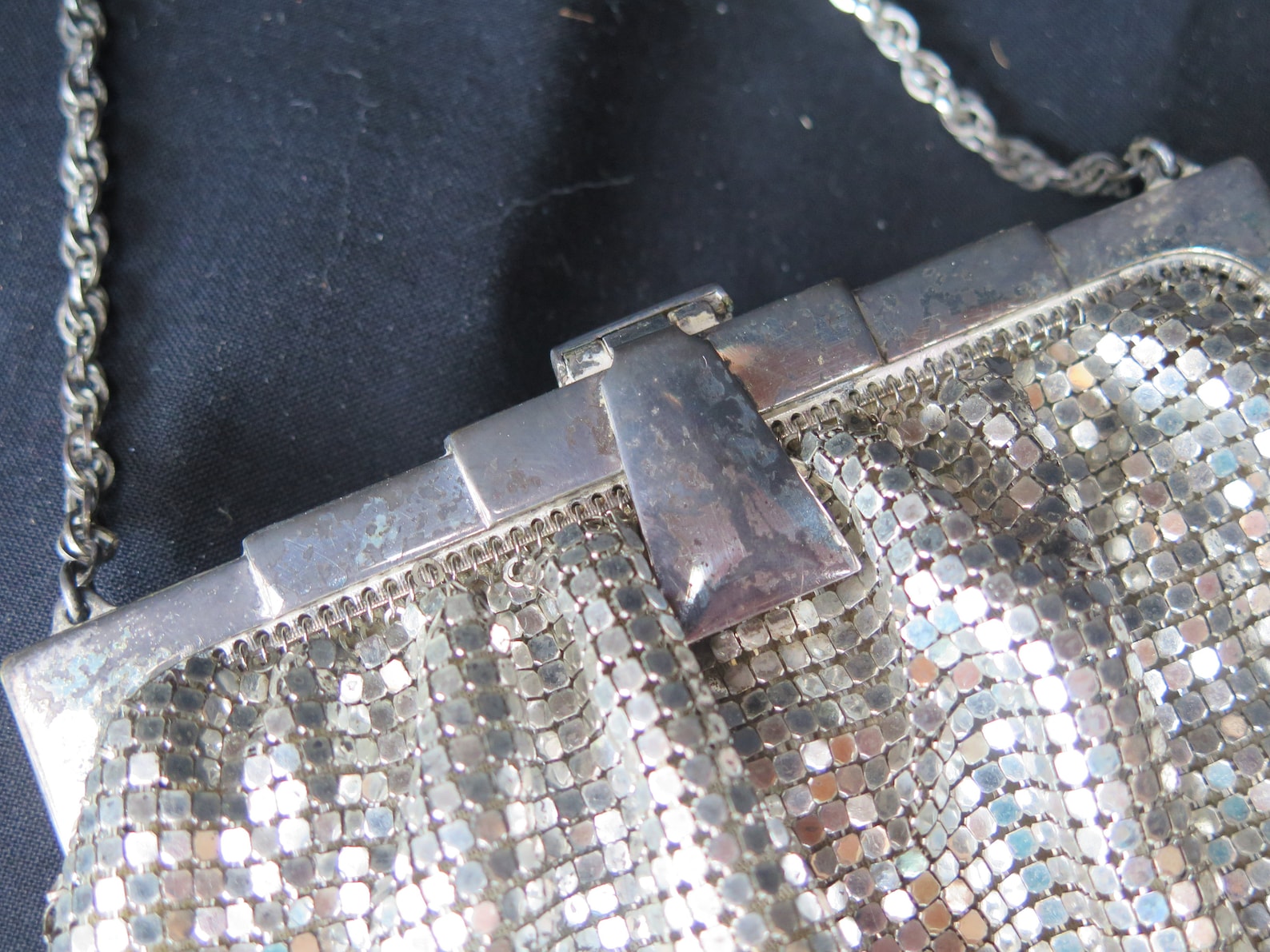 Victorian Whiting & Davis Metal Mesh Purse - Etsy
