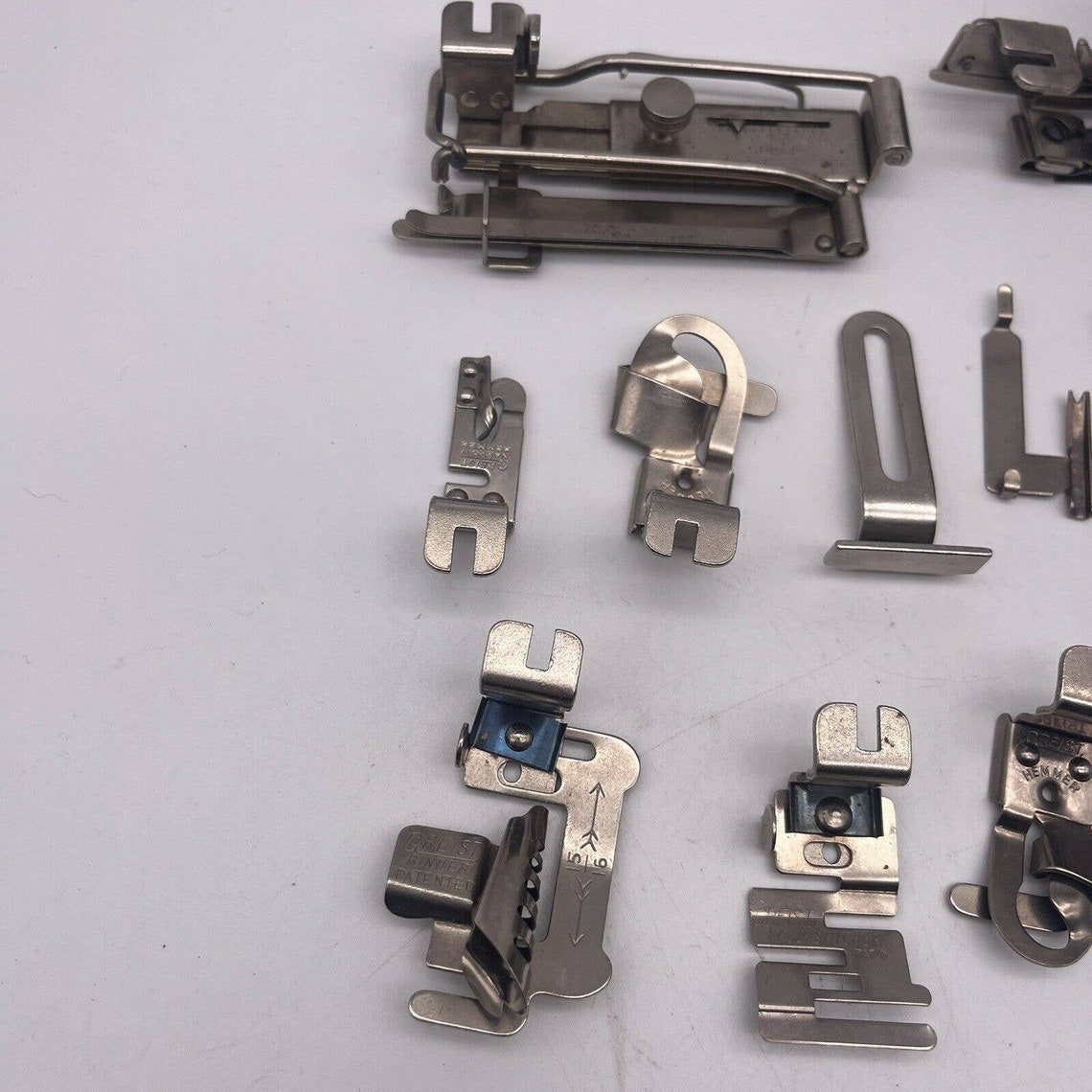 Greist Vintage Sewing Machine Rotary Attachments Ruffler Binder Hemmer ...