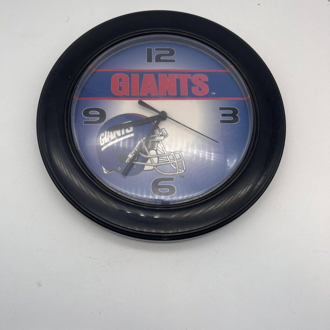 Spartus Vintage New York Giants NFL Wall Clock Plastic - Etsy