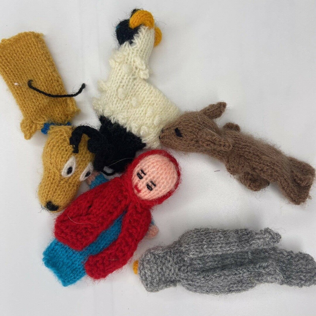 Peruvian Wool Finger Puppet Toys Handmade - Etsy