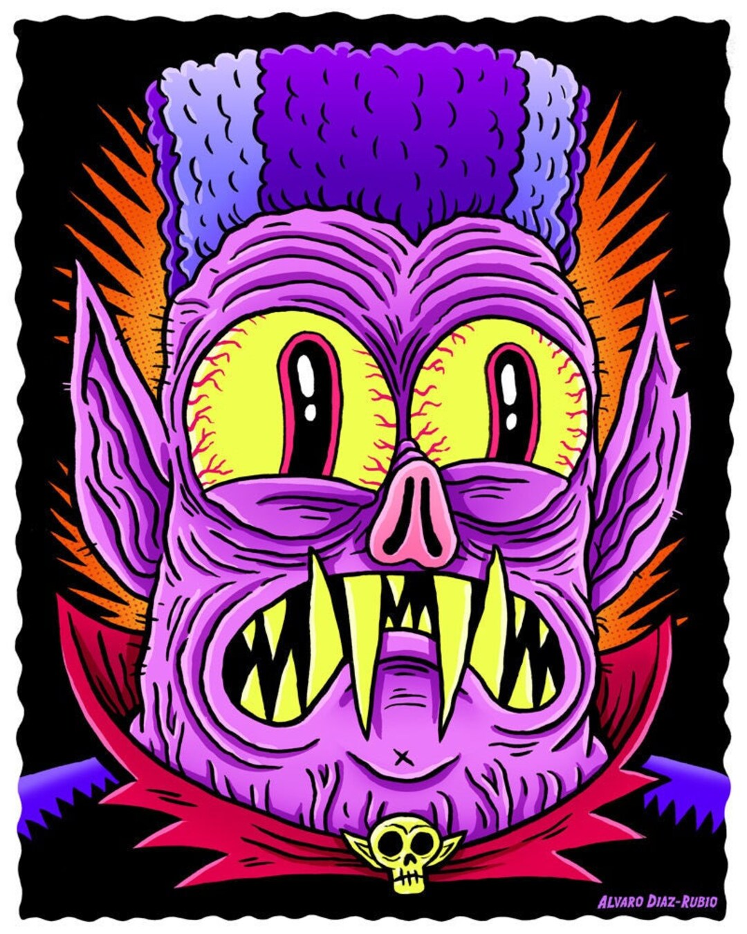 VAMP BOY Print - Etsy