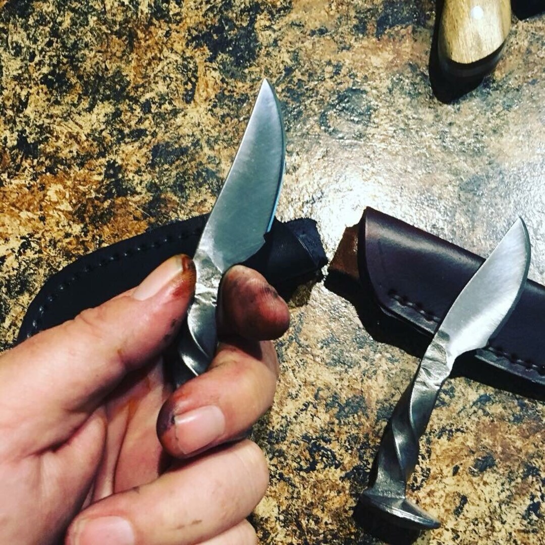 12 Mini Spike Knives - Etsy