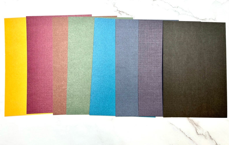 NEW Colors Scrap Textured Paper Pack, Cardstock Bundle, Junk Journal ...