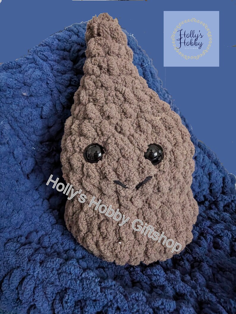 Poop Emoji No Sew Crochet Pattern Novelty Crochet Gift Pattern - Etsy