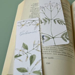 Botanical Bookmarks, Illustrated Bookmarks Set - Etsy