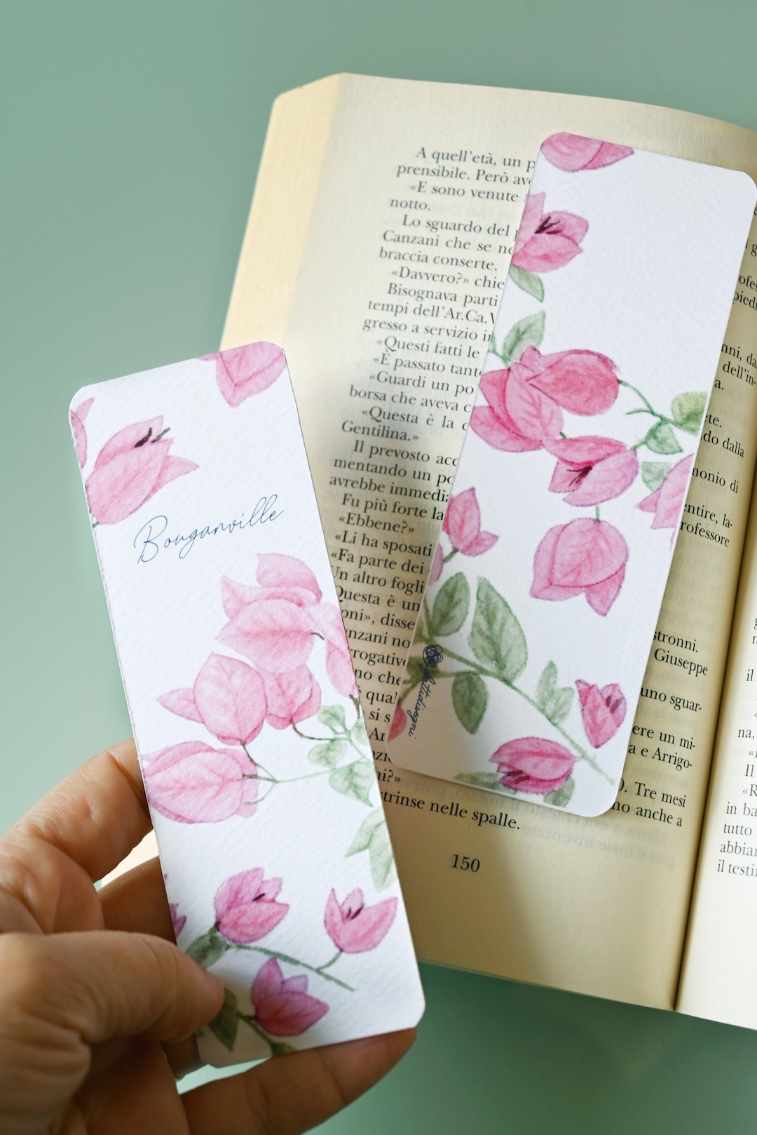 Botanical Bookmarks, Illustrated Bookmarks Set - Etsy
