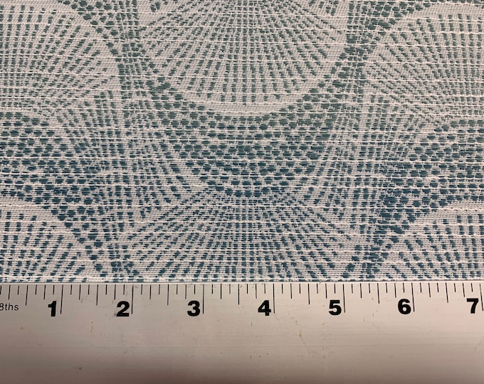 Shades of Blue/green Shell Pattern Woven Crypton Coated - Etsy