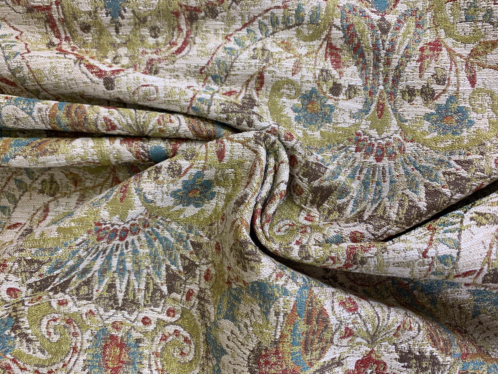 High End, Heavy Weight, Medallion Pattern Woven Crypton Coated ...