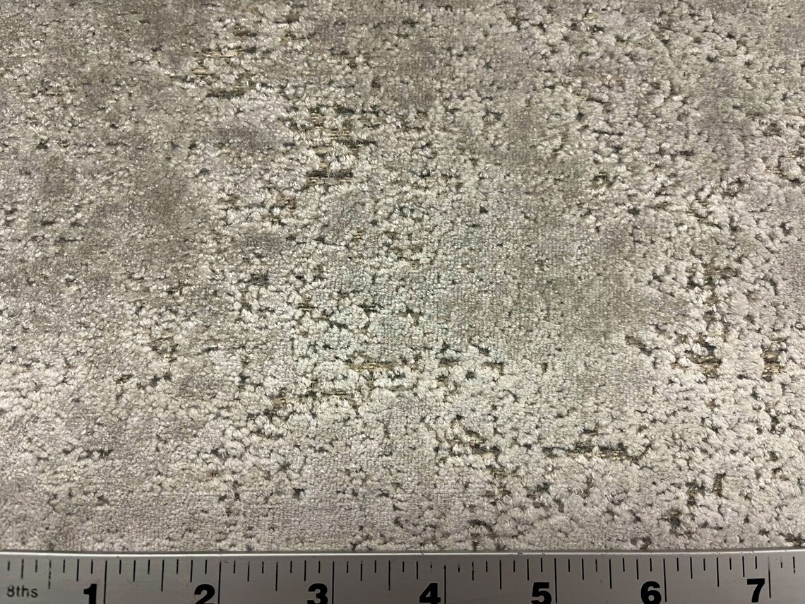 Nirvana Abstract Beige, Taupe Velvet Crypton Coated Upholstery Fabric ...