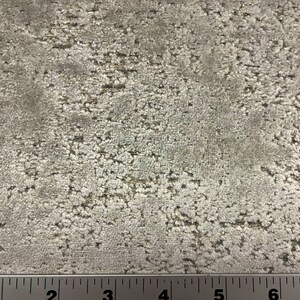 Nirvana Abstract Beige, Taupe Velvet Crypton Coated Upholstery Fabric ...