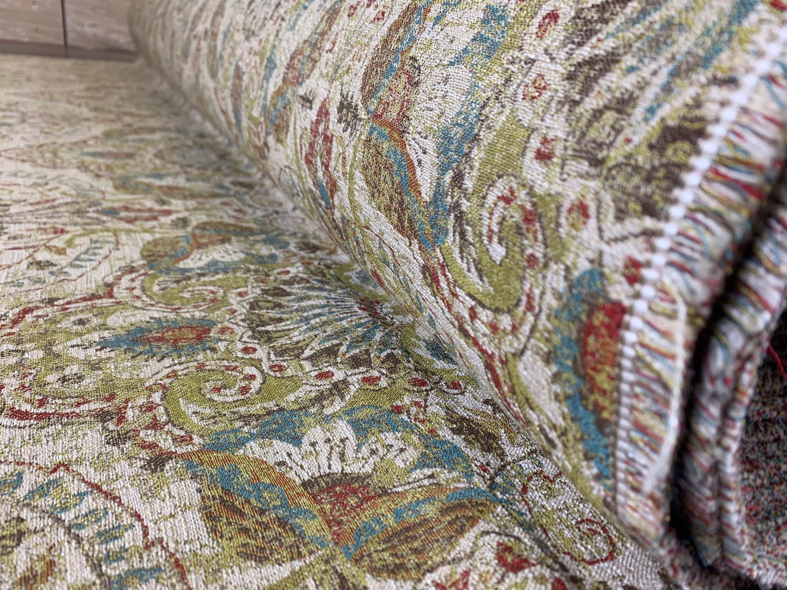 High End, Heavy Weight, Medallion Pattern Woven Crypton Coated ...