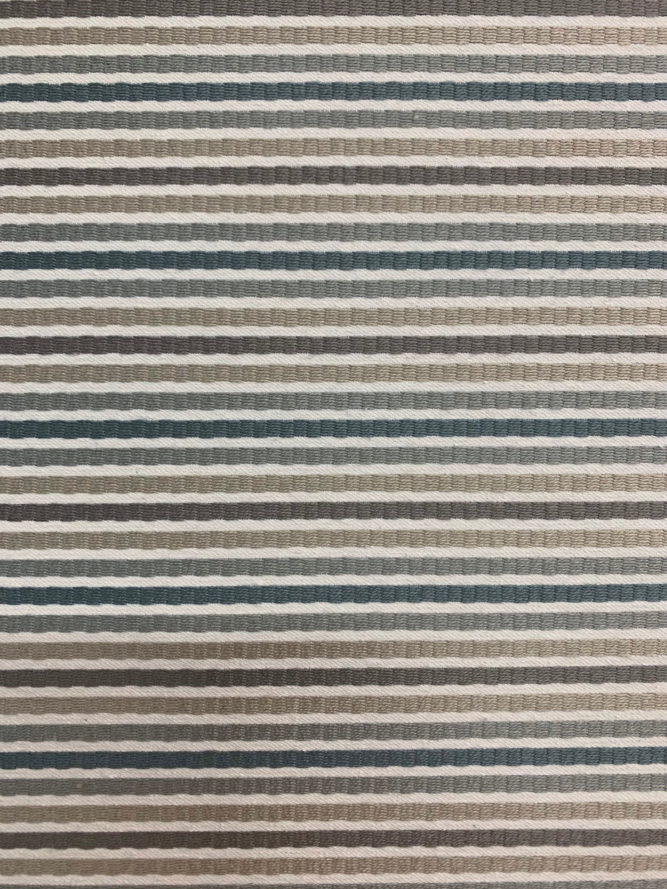 Earth & Sky Stripes Teal Crypton Coated Upholstery Fabric by - Etsy
