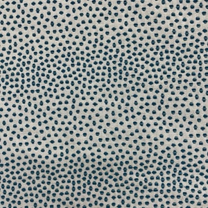 Dotty Columbia Teal Green and White Chenille Crypton Coated Upholstery ...