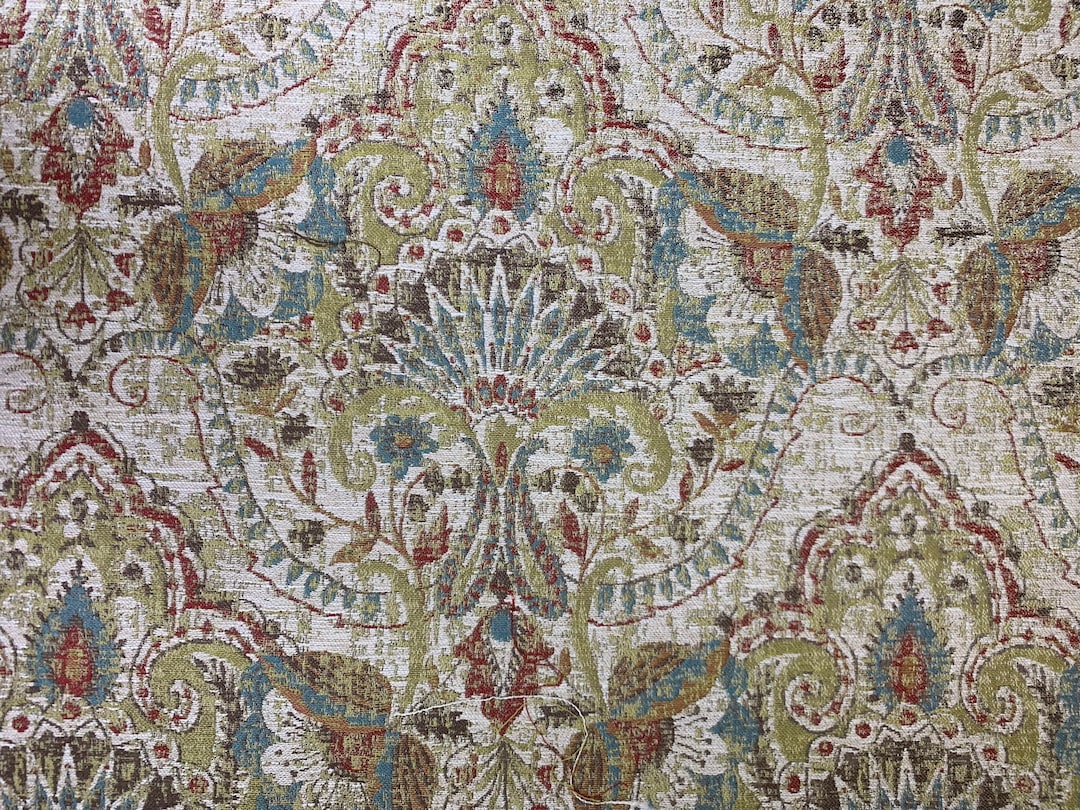 High End, Heavy Weight, Medallion Pattern Woven Crypton Coated ...