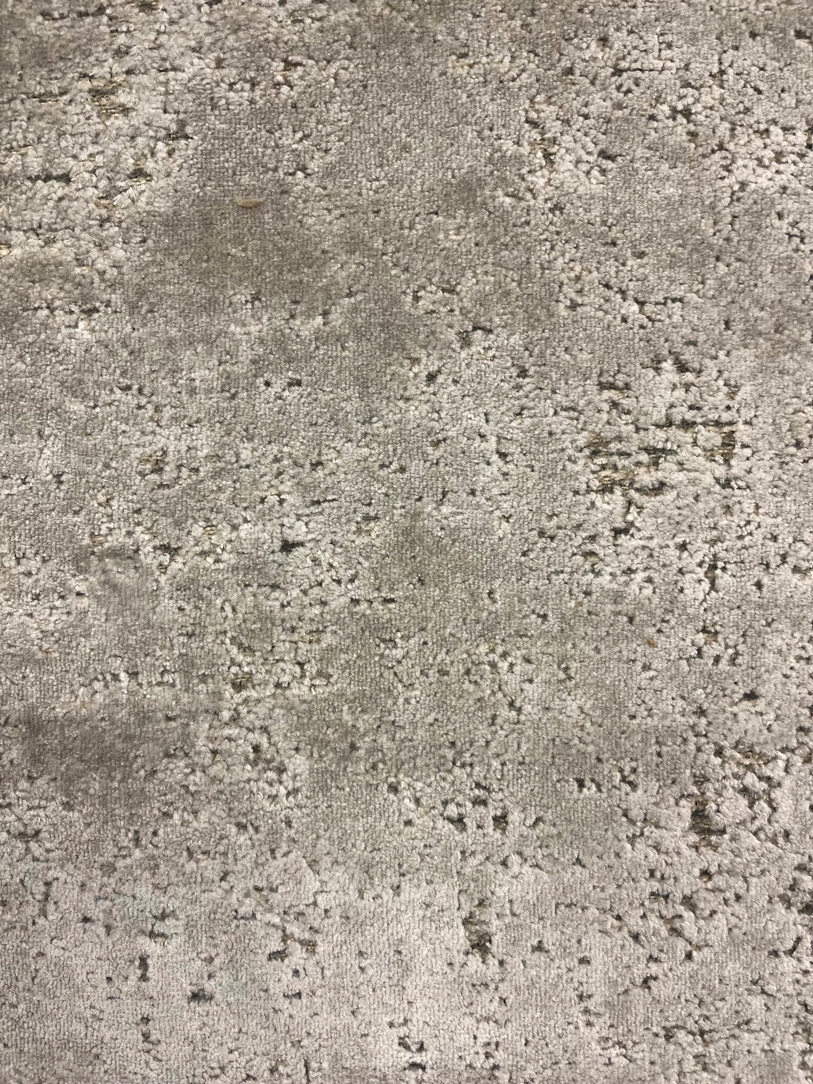 Nirvana Abstract Beige, Taupe Velvet Crypton Coated Upholstery Fabric ...