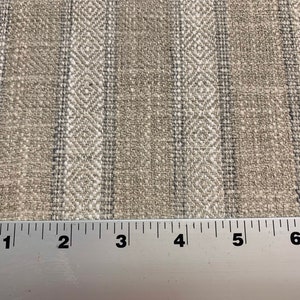 Stripes and Diamonds Woven Crypton Coated Upholstery Fabric by the Yard ...