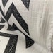 Vector Chevron Black & off White Printed Upholstery Fabric by the Yard ...