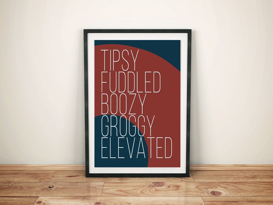 Phish Lyric Art | Fluffhead | Tipsy Fuddled | Pdf/jpg | A4 + Letter ...