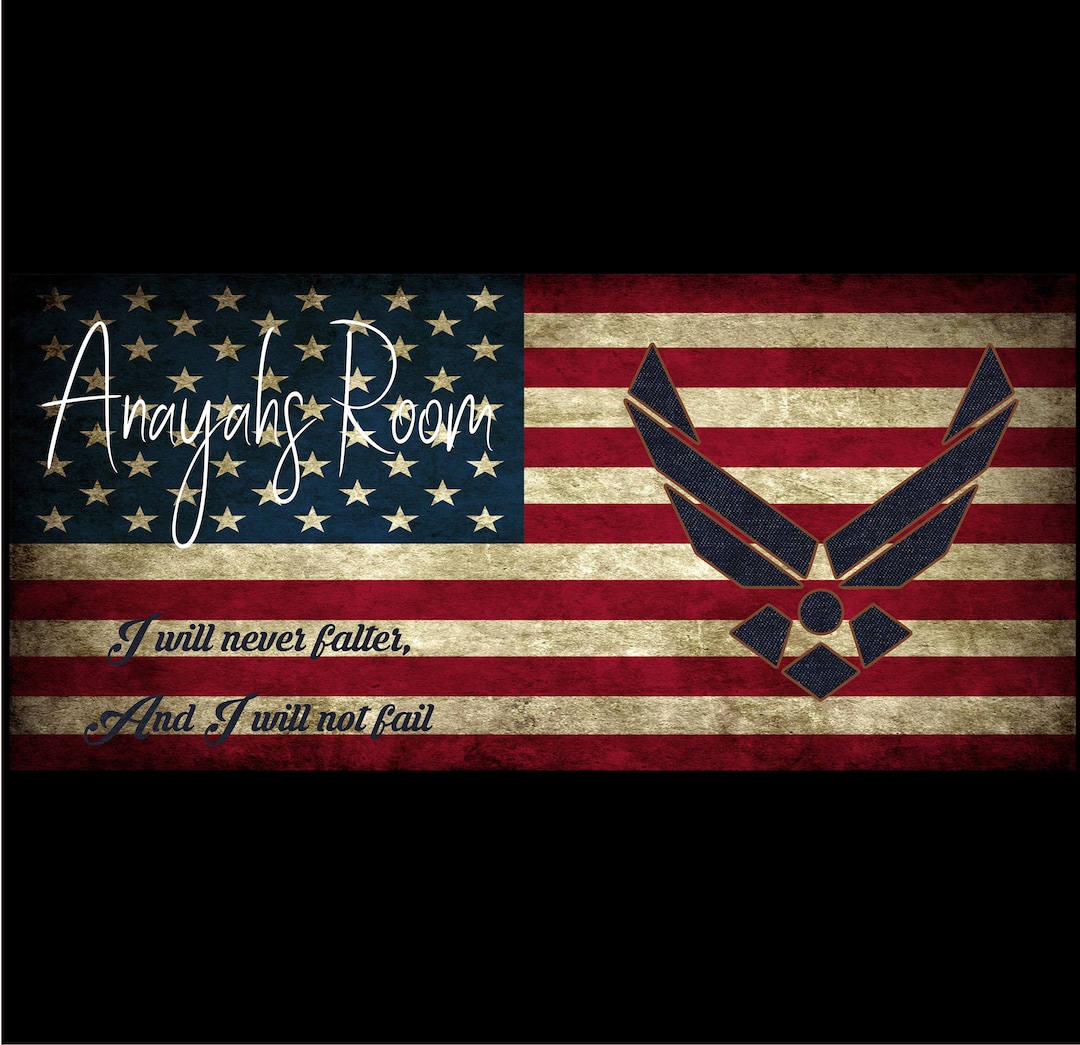 Airman's Creed Mug Sublimation Template Military Air Force Digital ...