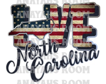 South Carolina Love State Map With Flag Digital Jpeg and PNG | Etsy