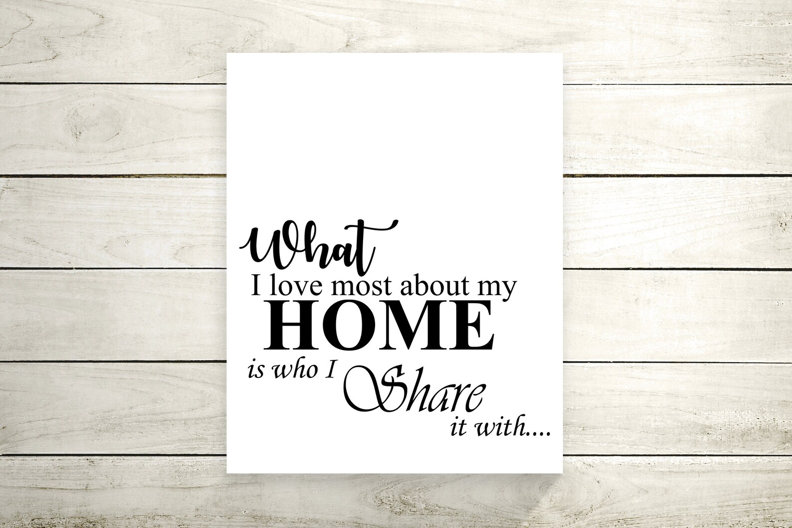 What I Love Most About My Home SVG and Digital Sublimation | Etsy