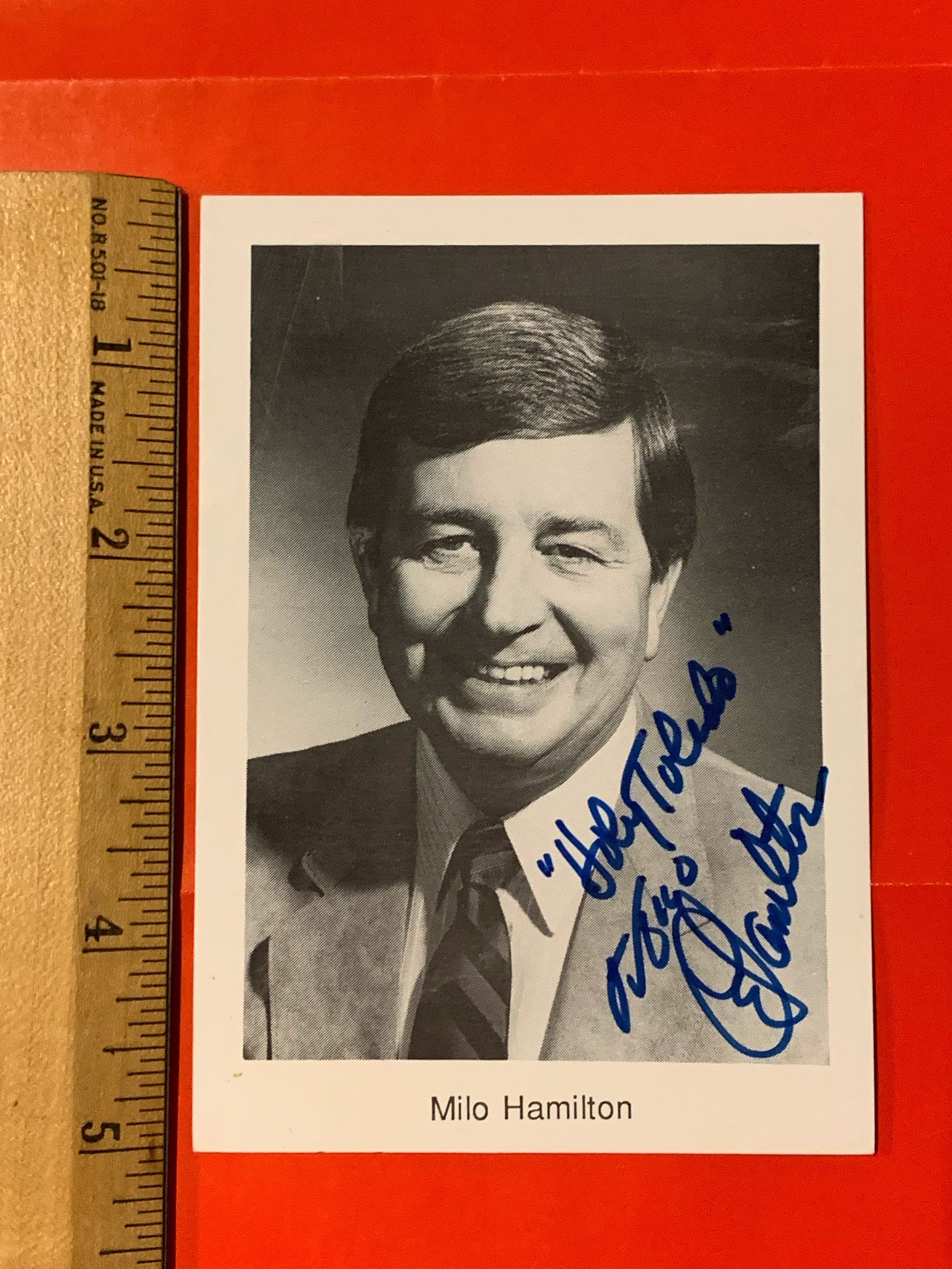 Milo Hamilton Houston Astros Hall of Fame Announcer Holy Toledo ...