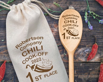 Personalized Chili Cook-off Winner Spoon Cooking Contest - Etsy