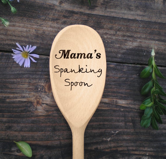 Spanking Spoon Personalized Gifts for Mom Engraved Wooden | Etsy
