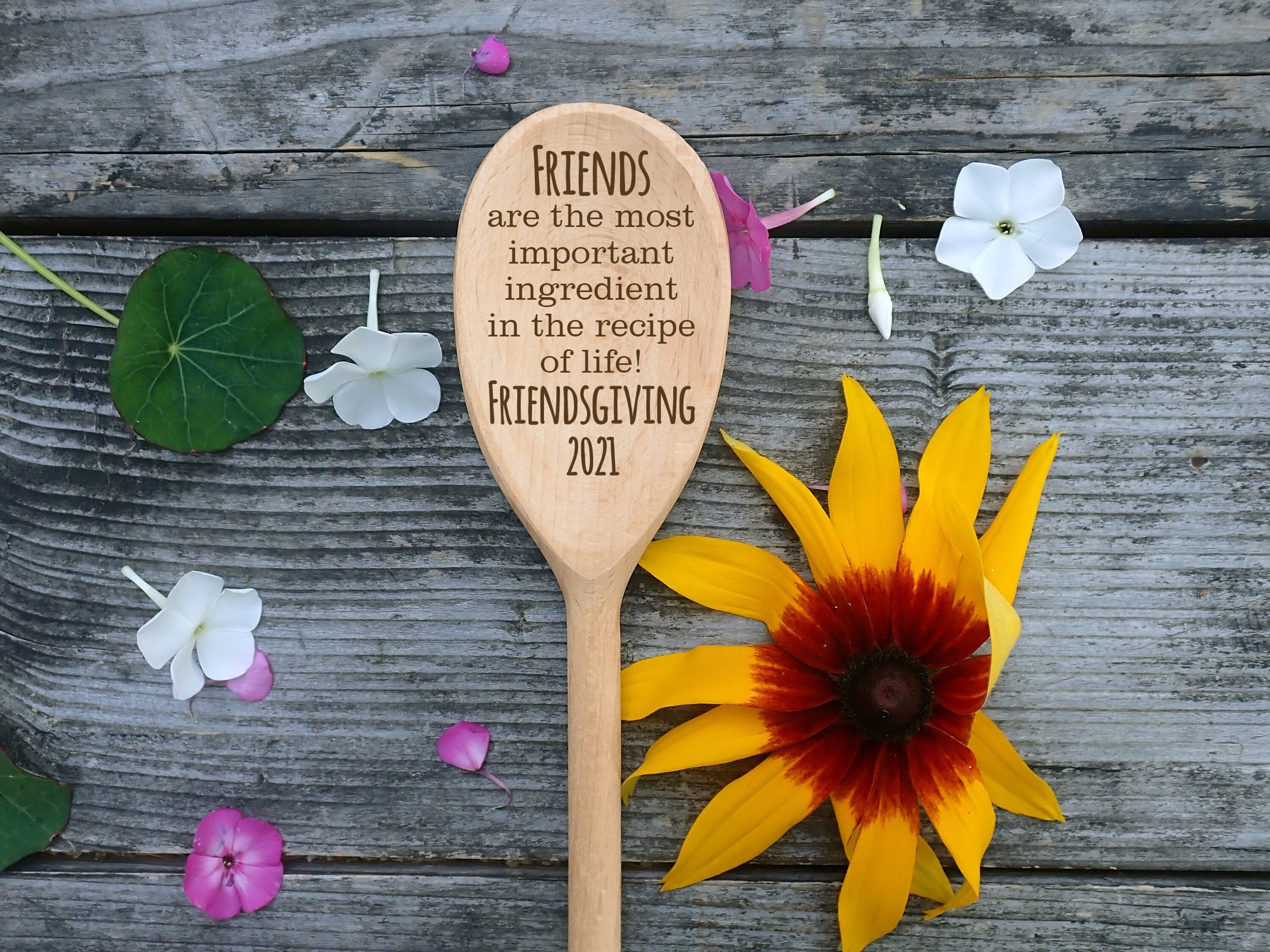 Friendsgiving Favor Spoon Friends Are the Most Important | Etsy