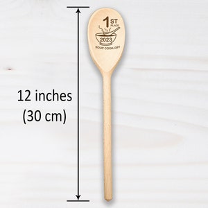 Chili Cook off Prizes Wooden Spoons Set of 3 Soup Cook off Champion ...