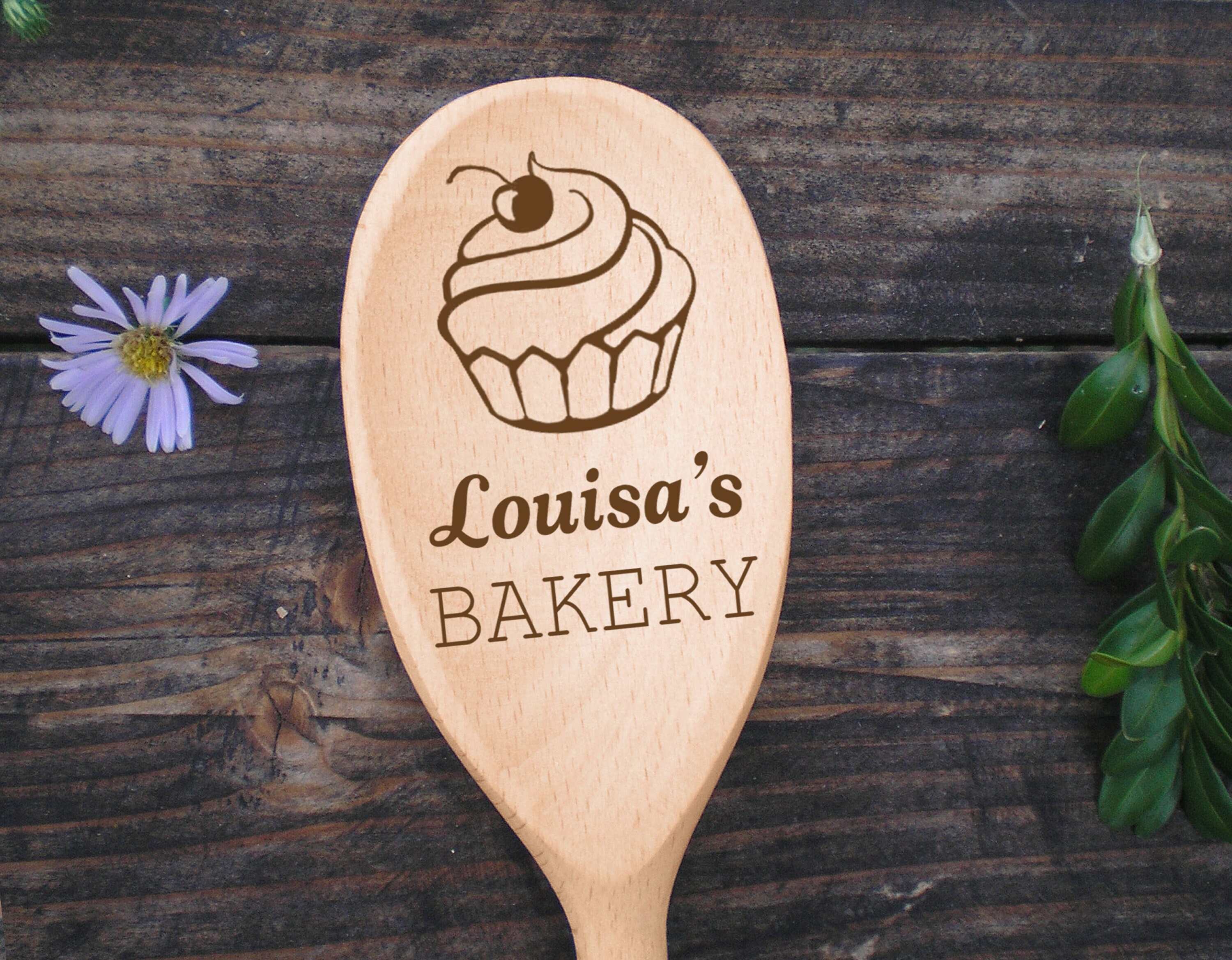 Personalised Cooking Spoon Wooden Baking Gift Custom Engraved - Etsy Canada