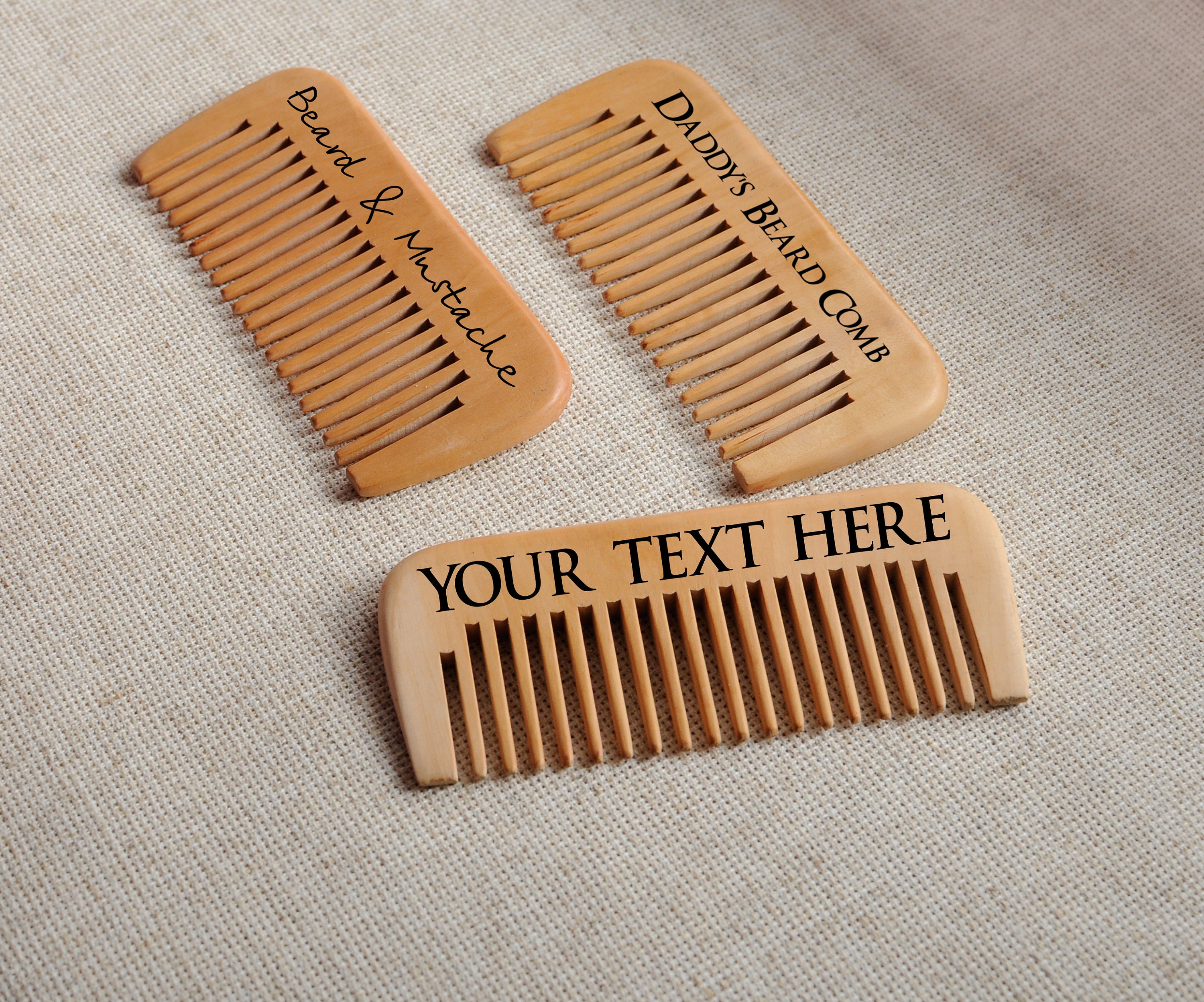 Beard Comb Personalized Moustache Comb Fathers Day Gift For | Etsy