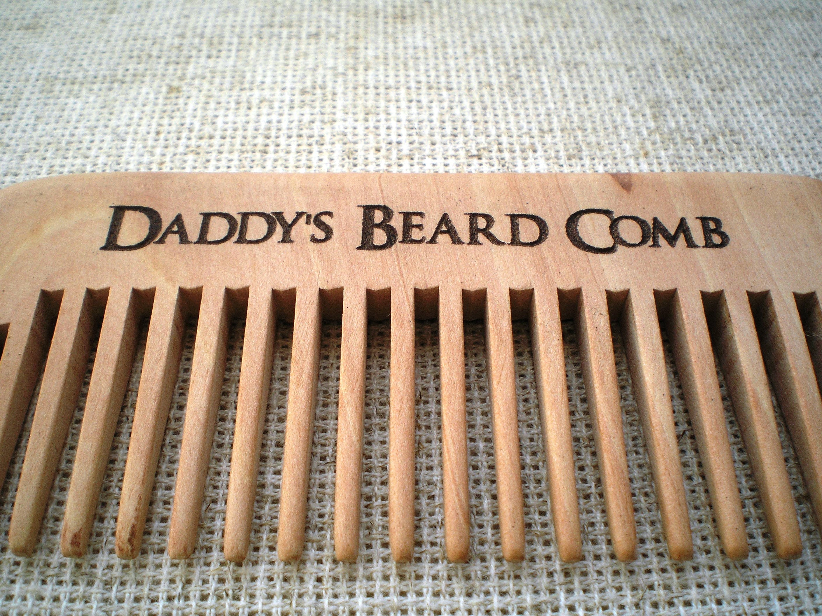 Beard Comb Personalized Moustache Comb Fathers Day Gift For | Etsy