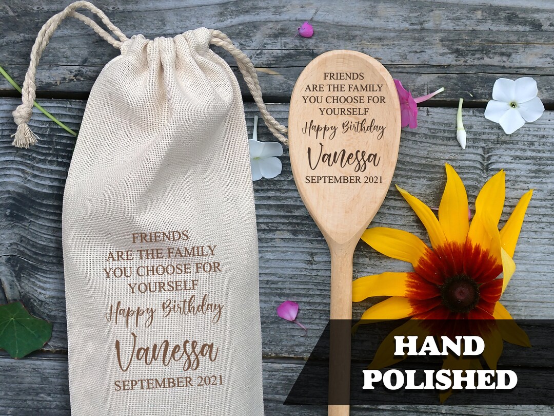 Personalised Engraved Wooden Spoon Custom Name or Design on Spoon ...