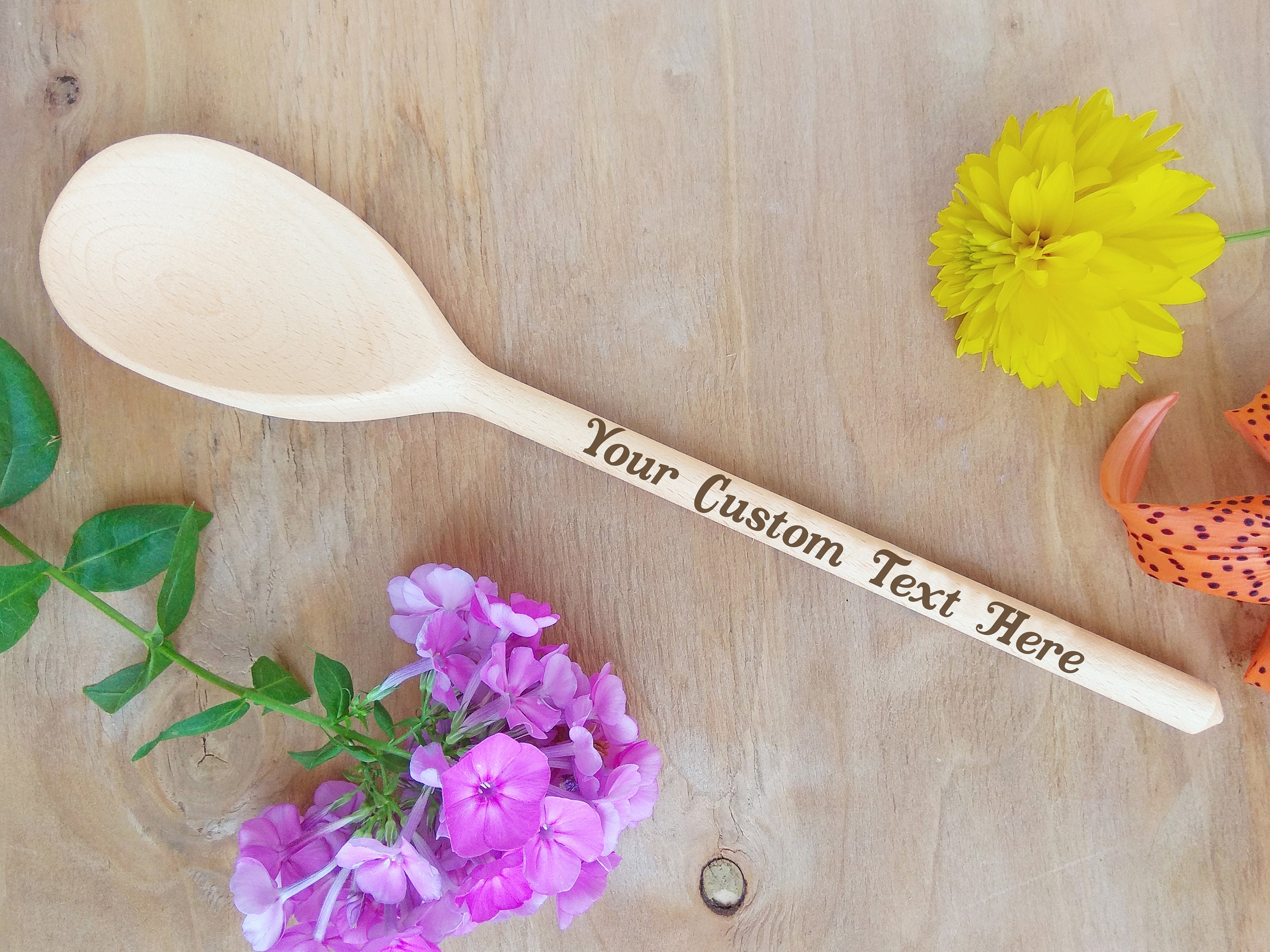 The Perfect Mix Spoon Bulk Order Wooden Spoons Custom Laser - Etsy