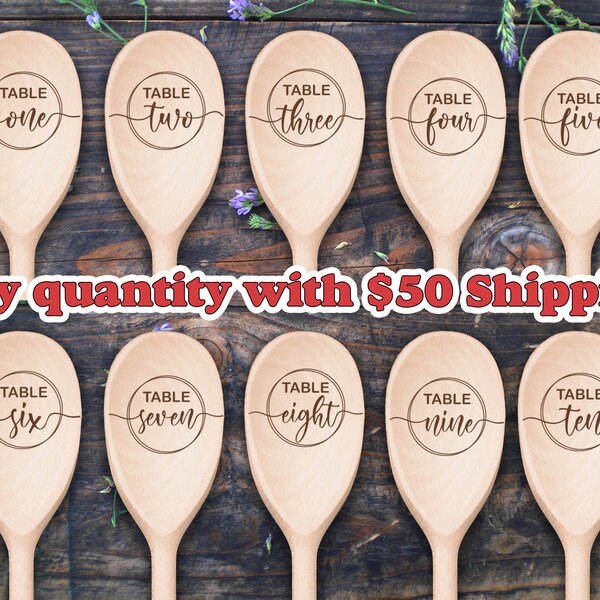 Circle Table Numbers - Etsy