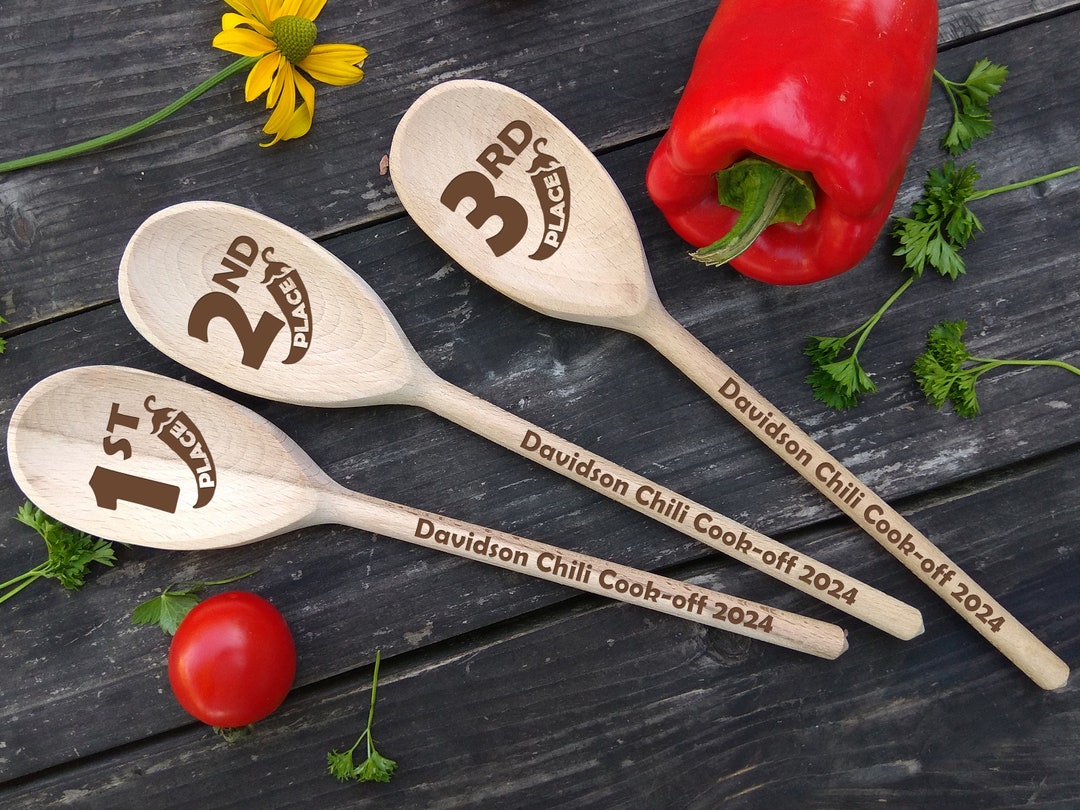 Chili Cook off Spoons Chili Cook-off Awards Prize Contest First Place ...