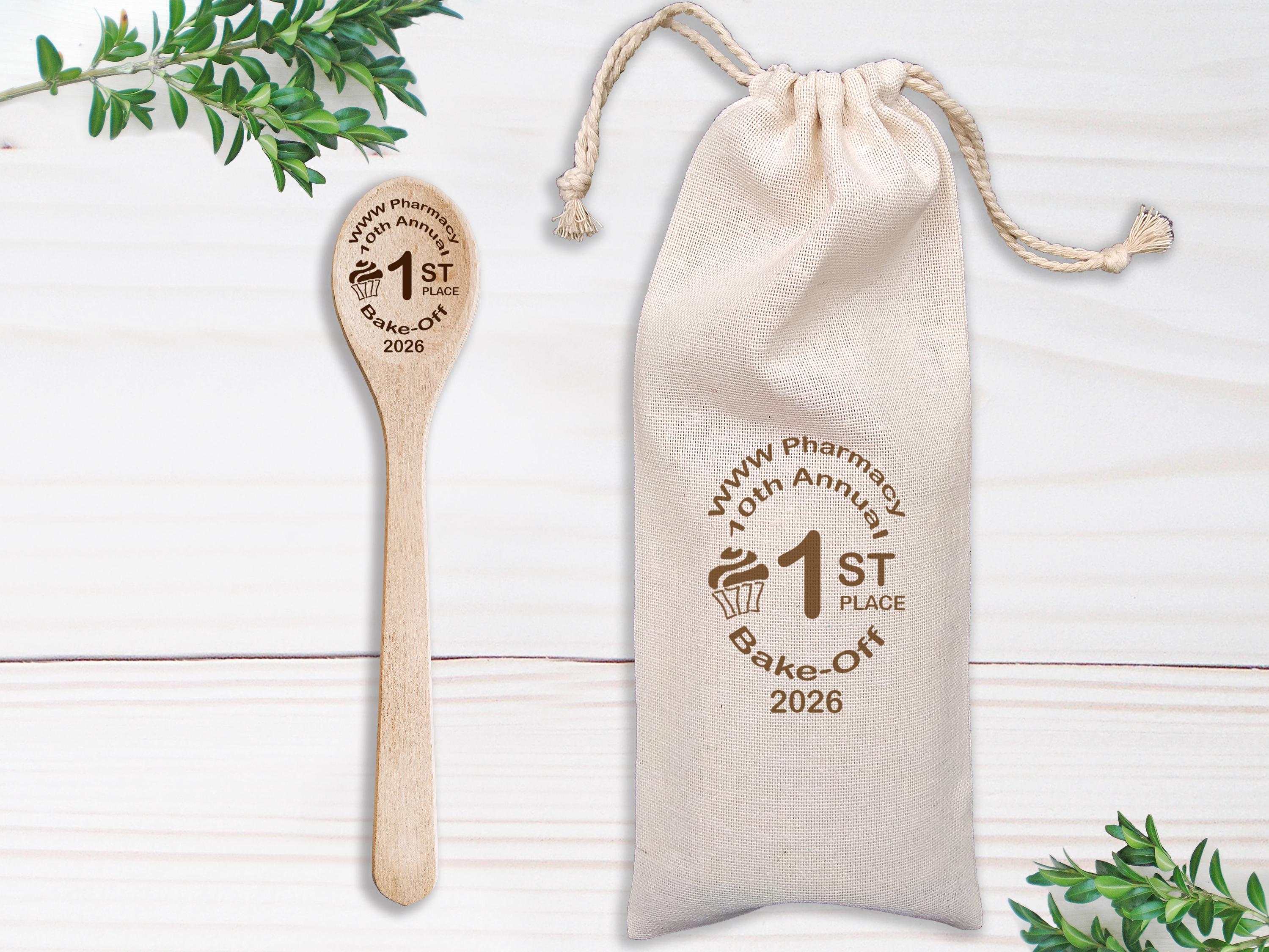 Bake off Spoons Set of 3 Wooden Spoons 1st 2nd 3rd Places Baking Prize ...