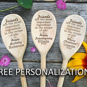 Personalized Spoon Custom Friendsgiving Favor Birthday Thankyou Gifts ...
