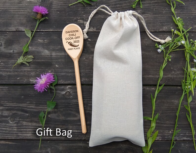 Chili Cook off Personalized Wooden Spoon Prize Hostess Gift First Place ...