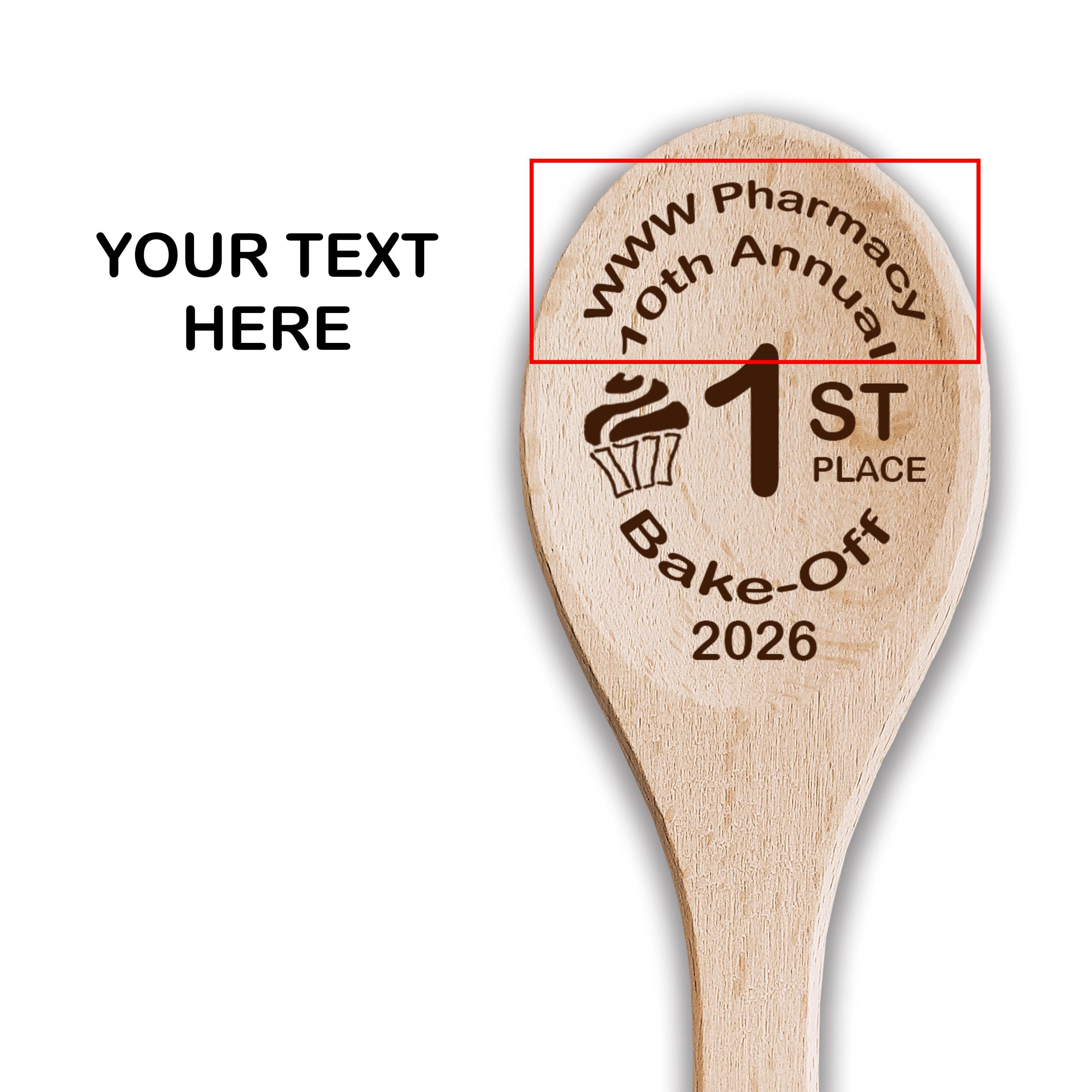 Bake off Spoons Set of 3 Wooden Spoons 1st 2nd 3rd Places Baking Prize ...