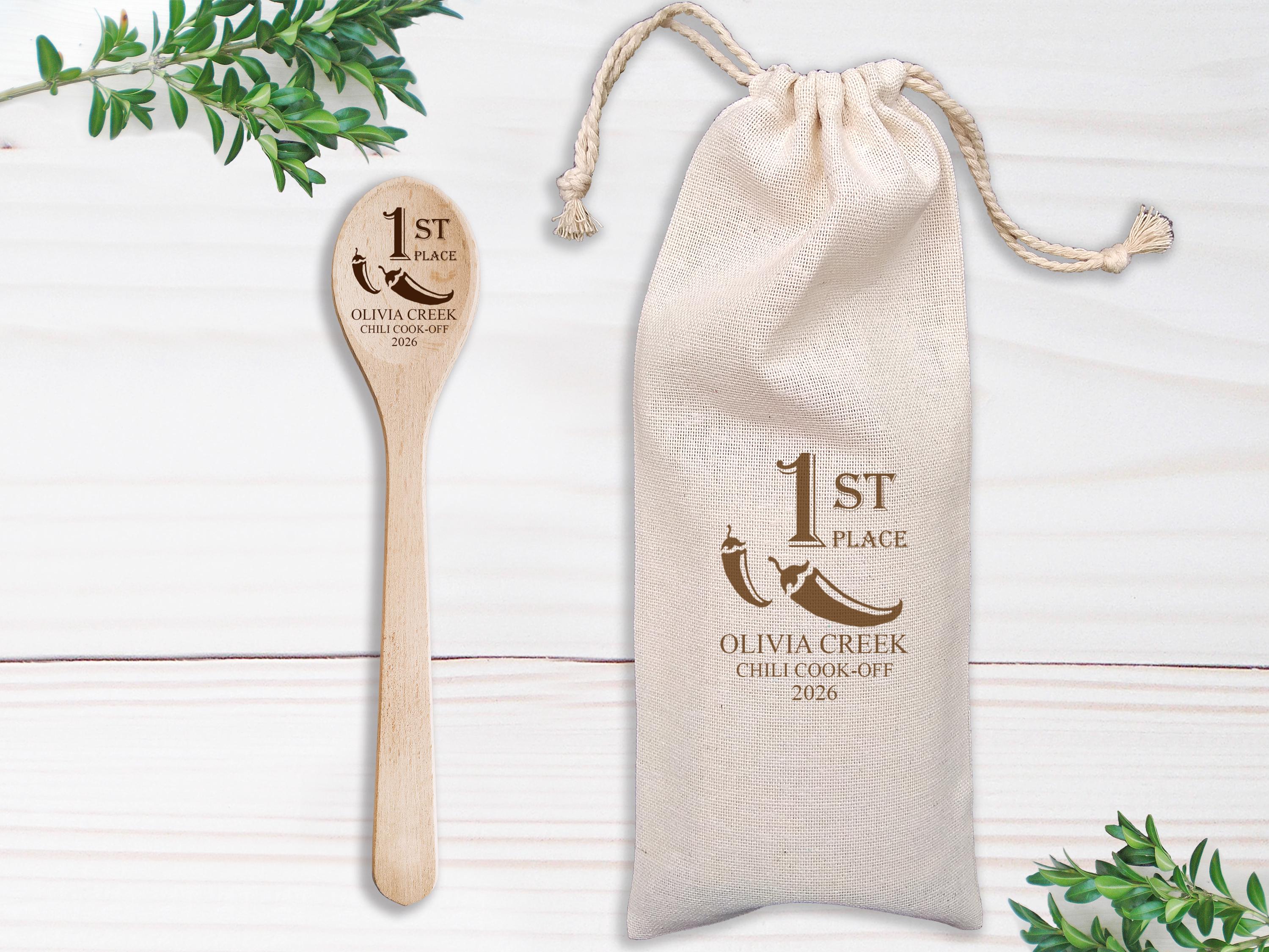 Chili Cook off Wooden Spoons Set of 3 Chili Cook-off Awards Champion ...